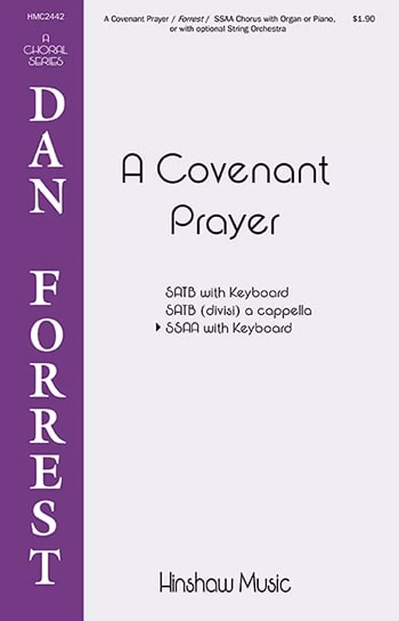 A Covenant Prayer – SSAA – danforrest.com